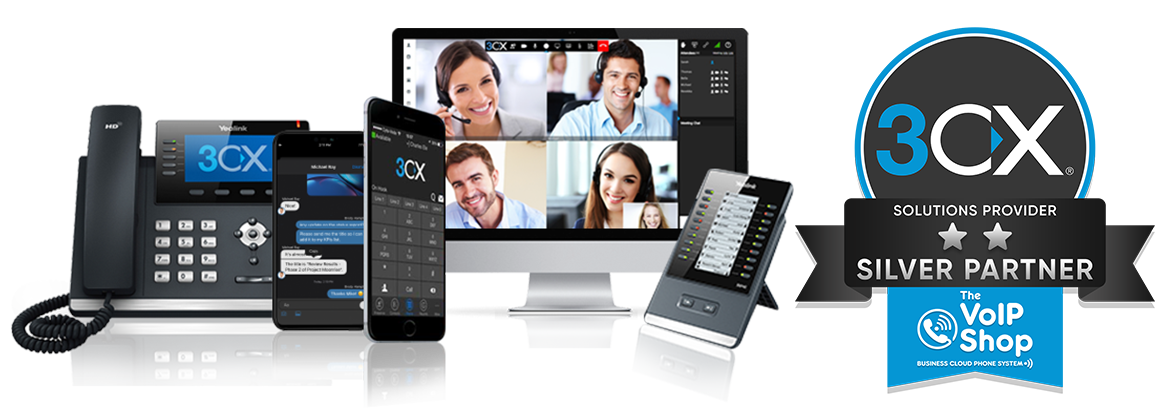 3CX Phone System, PBX, Video Conferencing, Live Chat.