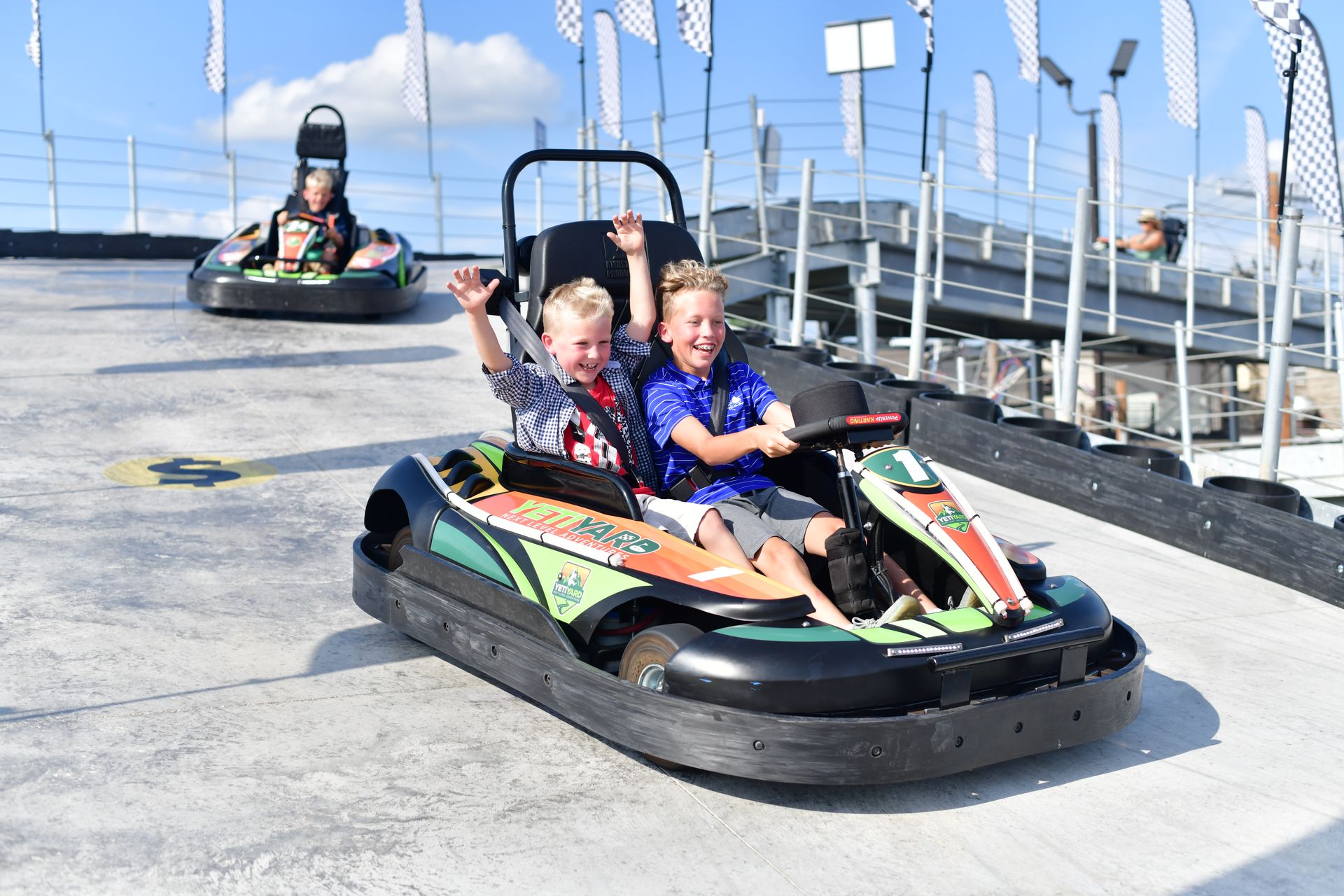 Interactive Go-Karts | YetiYard | WI Dells