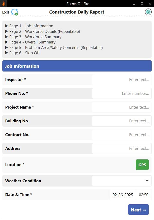 Daily Work Report Template | Forms On Fire