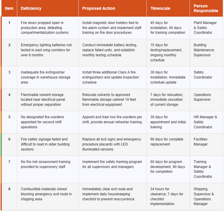 Fire Safety Risk Assessment: Steps, Checklist, and Template
