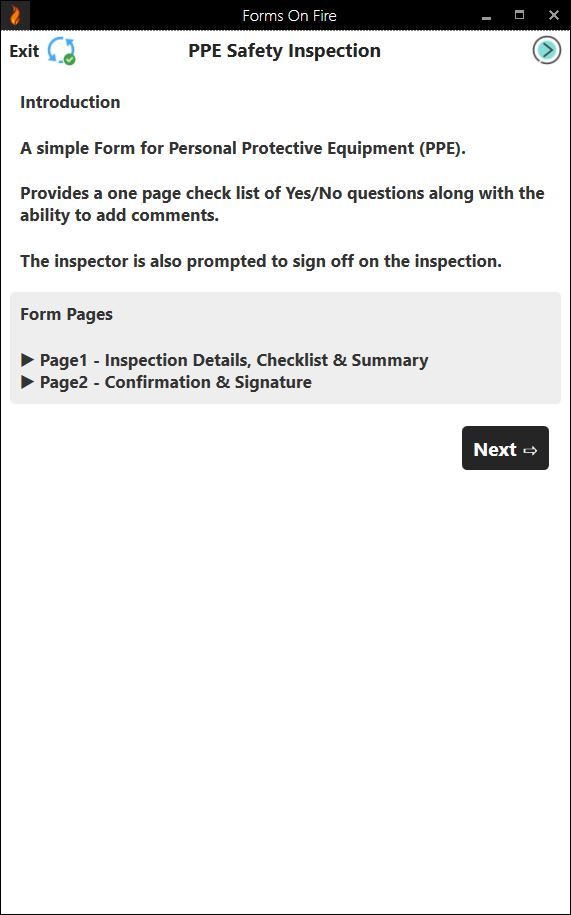 PPE Inspection Checklist Template | Forms On Fire