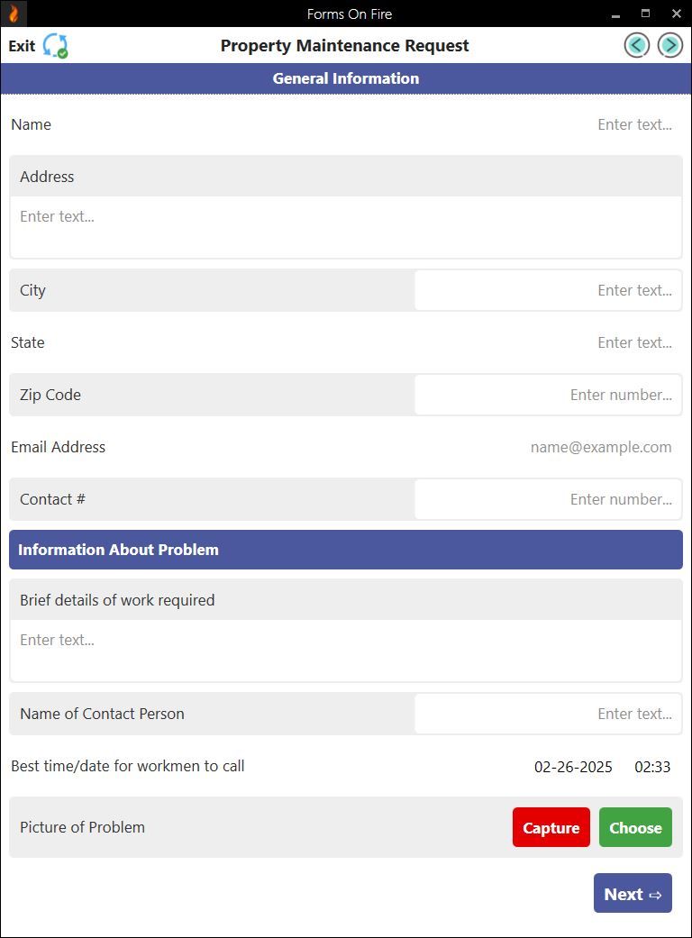 Service Request Form Template | Forms On Fire