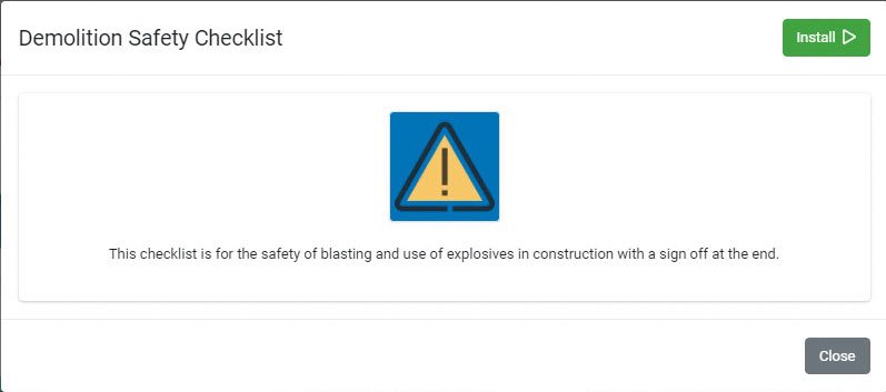 Demolition Safety Checklist