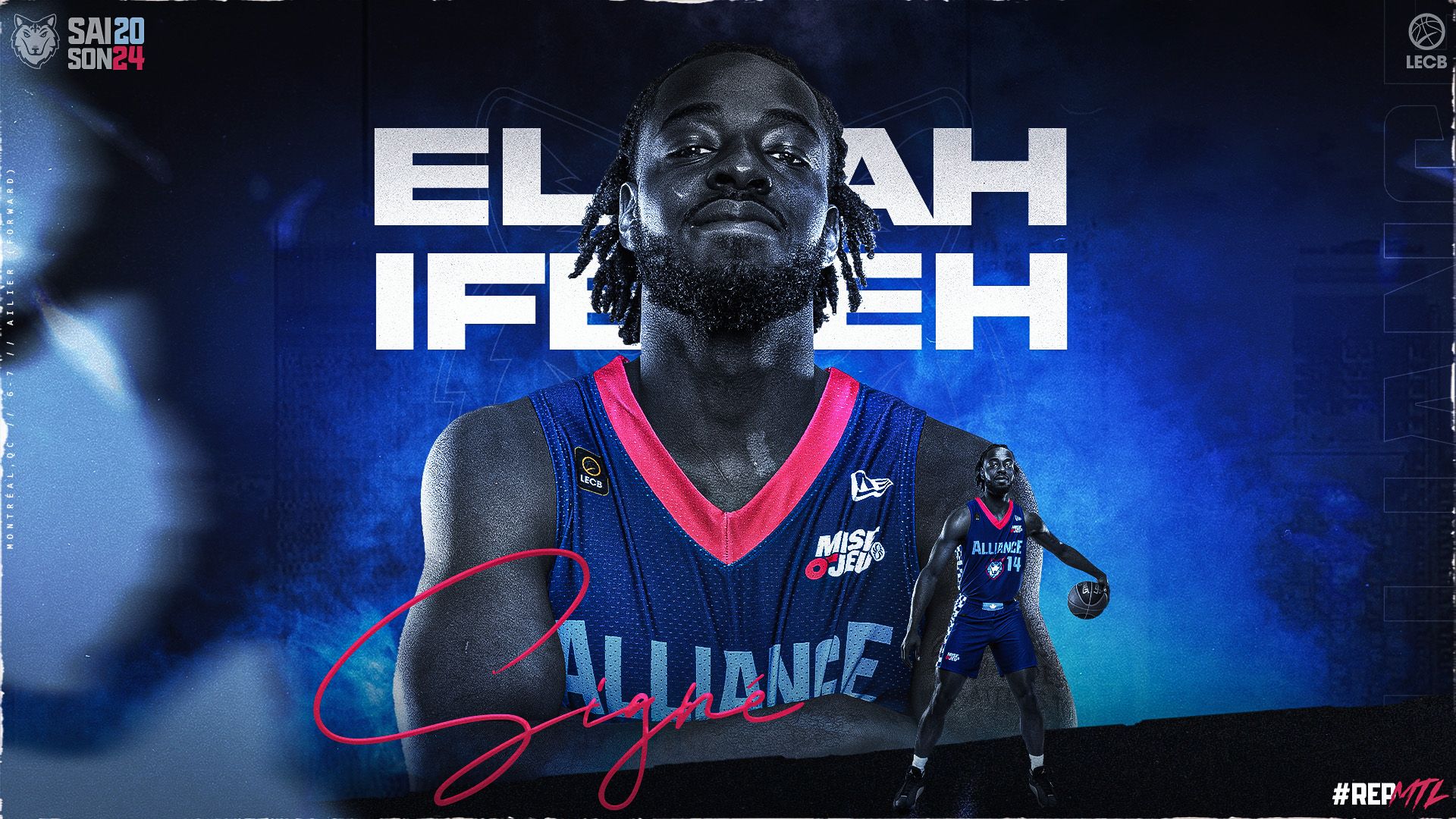 Elijah Ifejeh de retour pour la saison 2024
