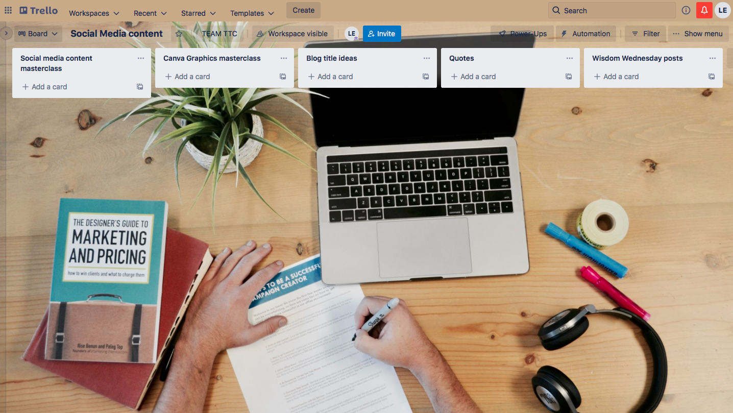Using Trello for social media planning can UP your content game