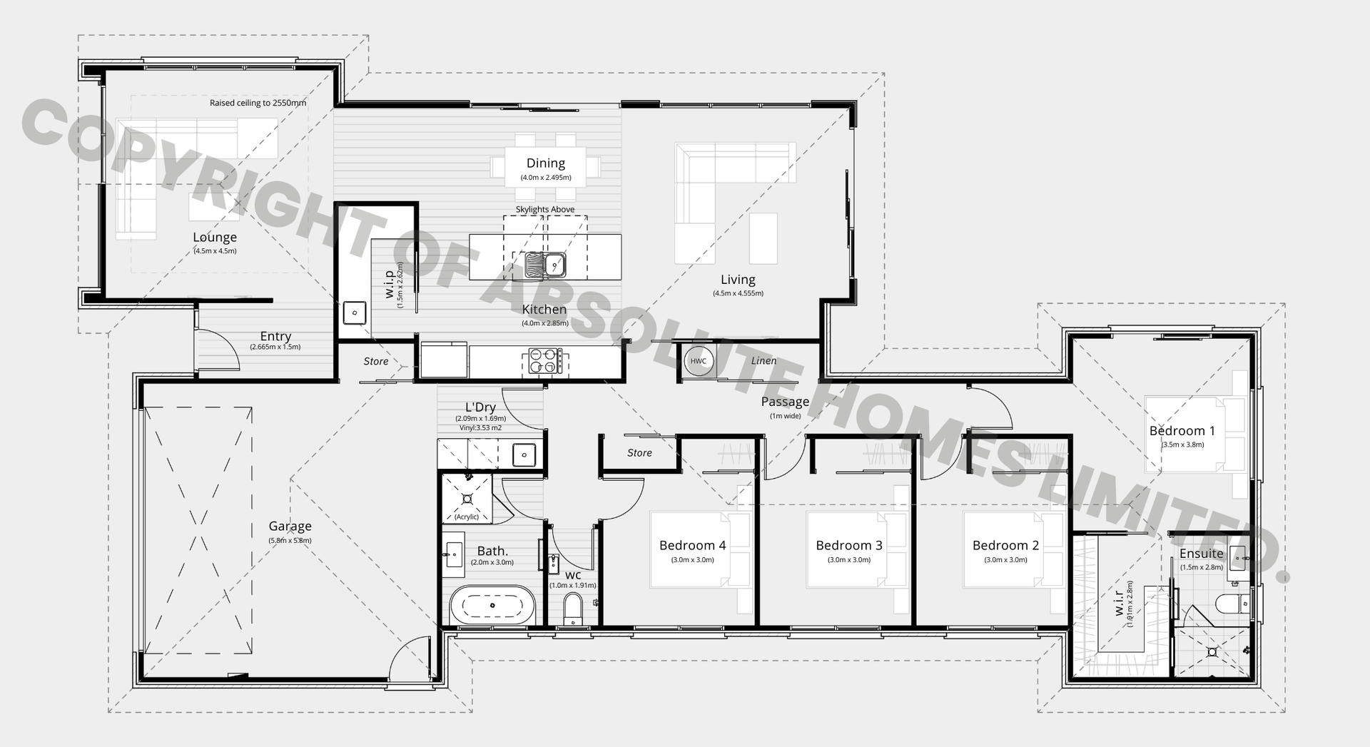 Floor Plans for Homes 190sqm+ in New Zealand