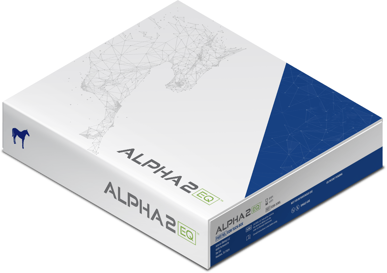 Alpha2EQ regenerative medicine for ostoarthristis and lameness