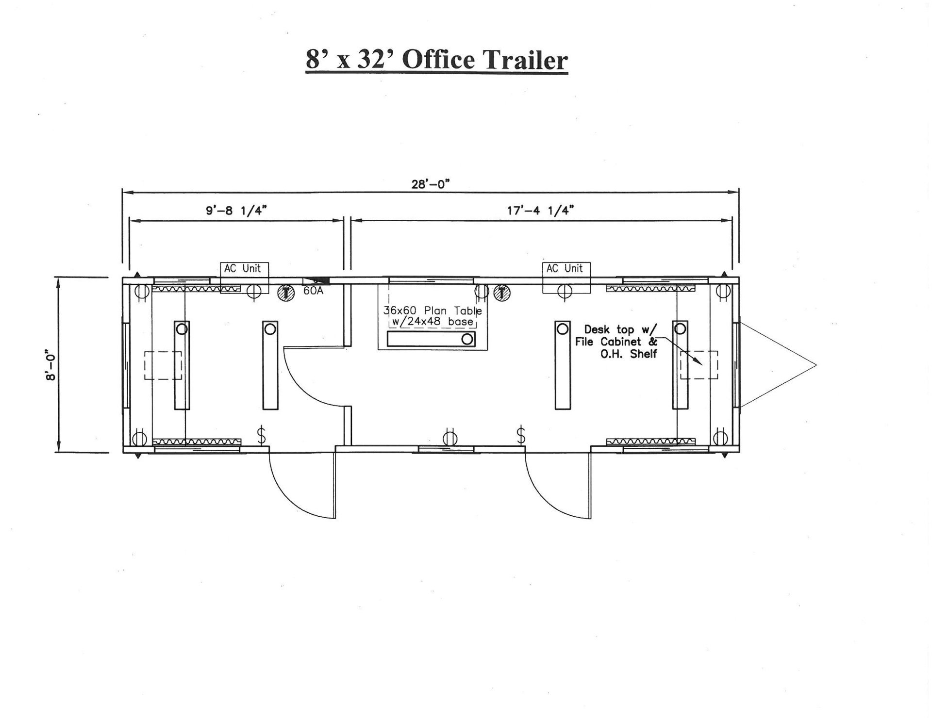 Office Trailers | Windber, PA | D. Edward Leasing