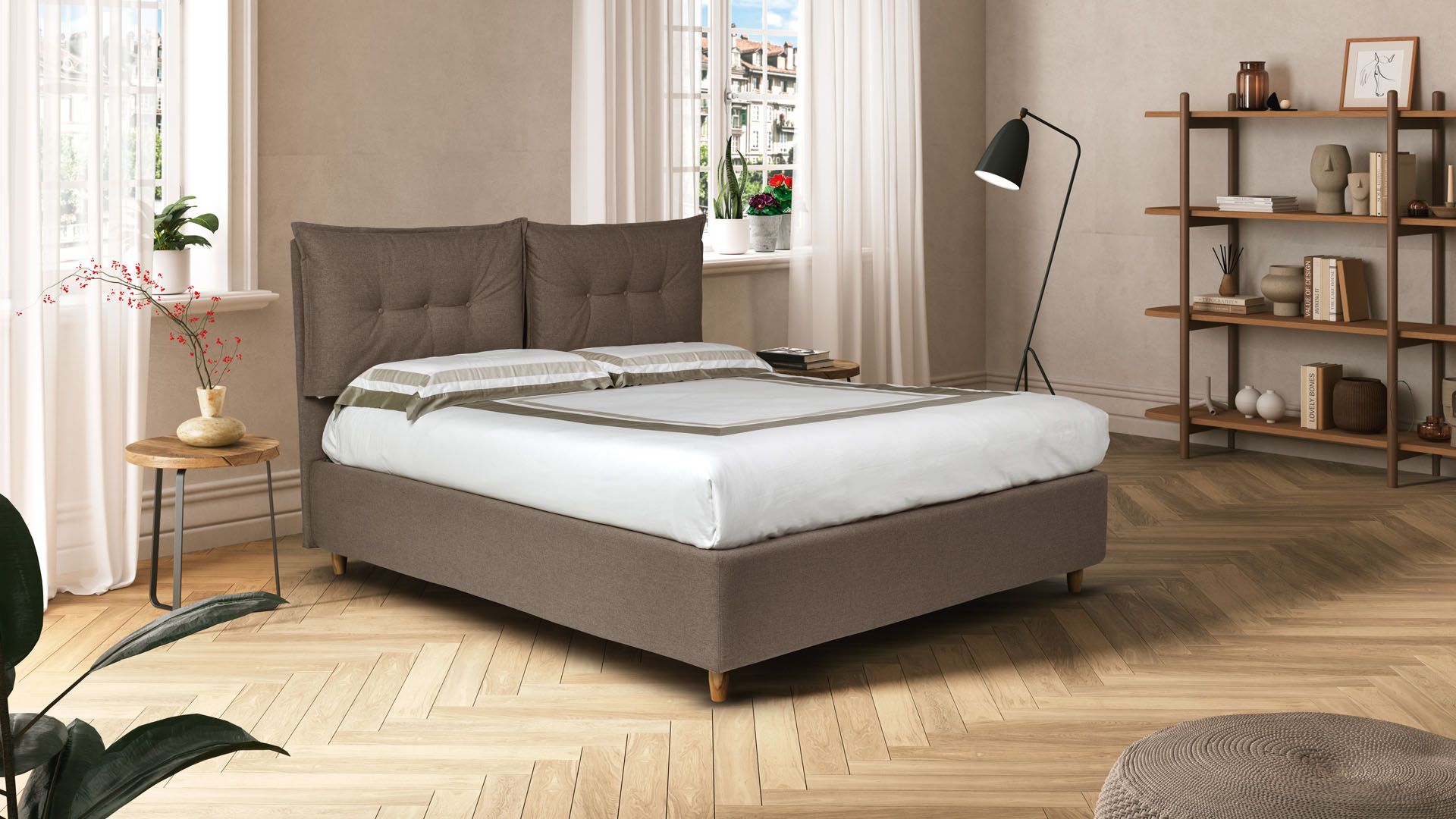 Letti in legno e in tessuto | Firenze | Sistema Riposo