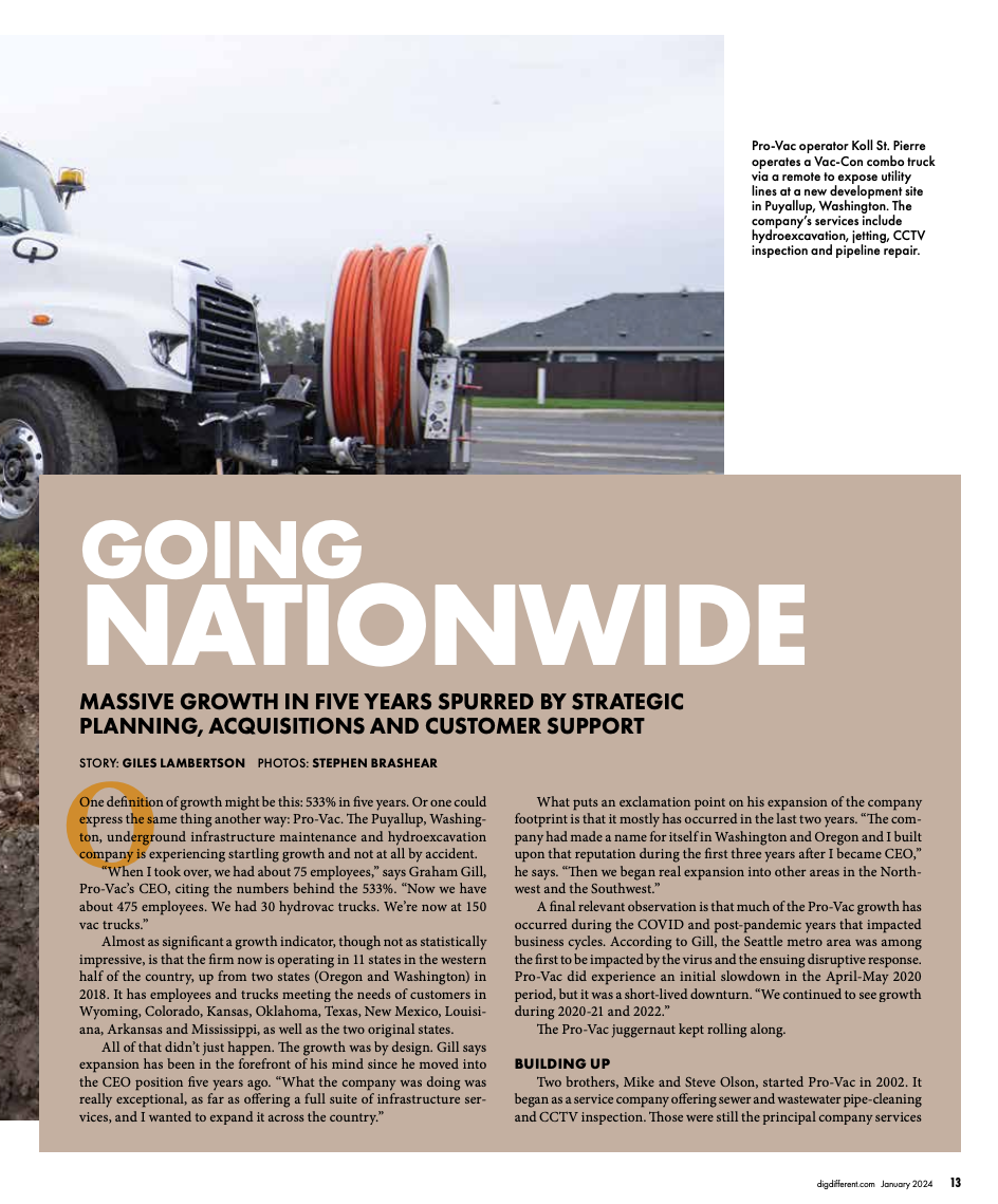 Pro-Vac in Dig Different Magazine