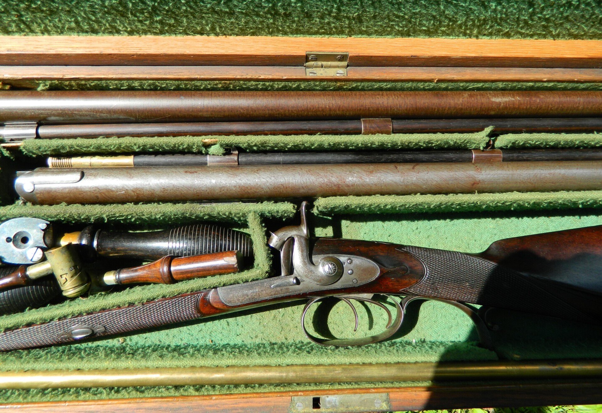 George Daw, London. Extremely rare, 32-bore double-barreled percussion ...