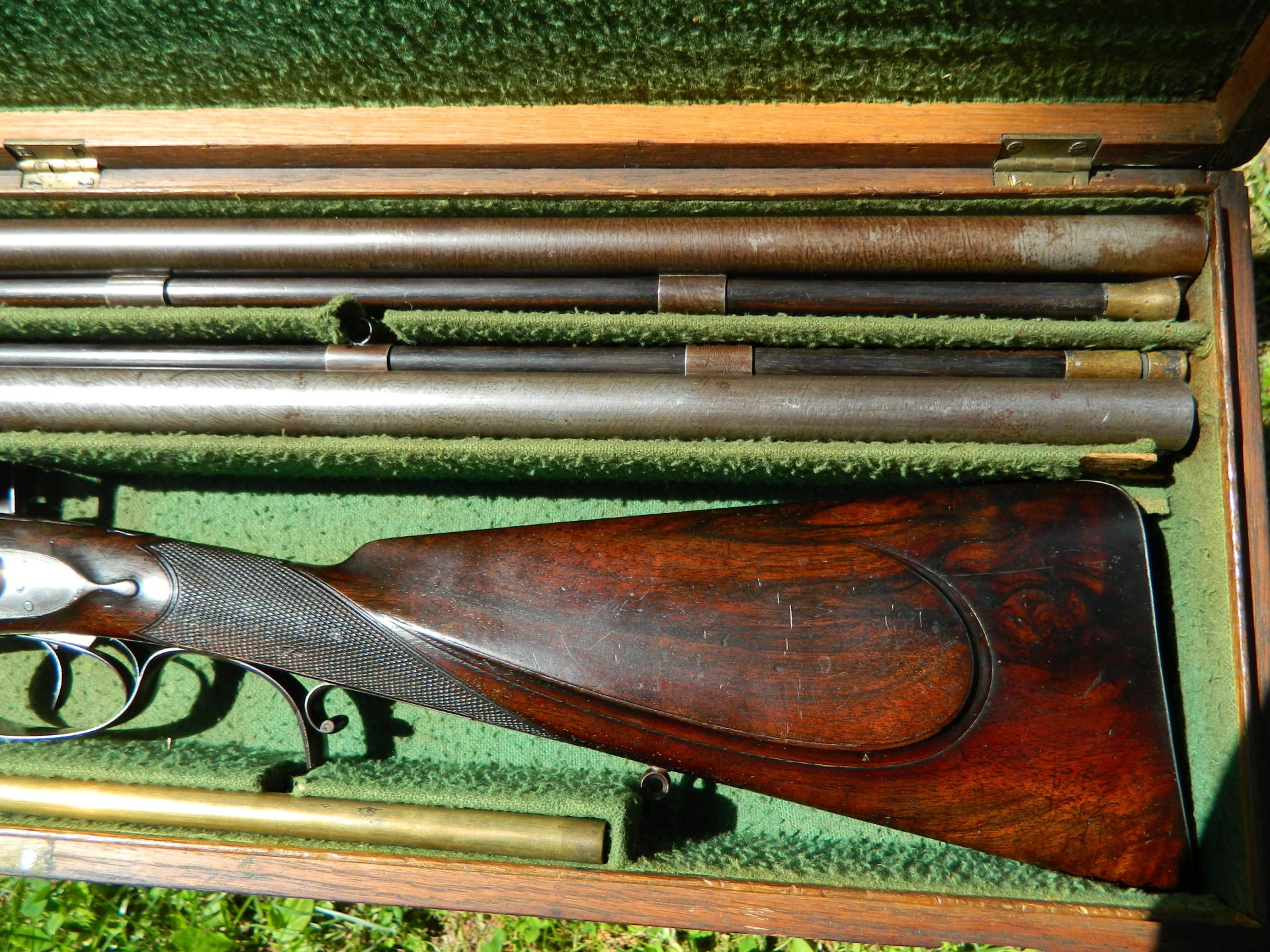 George Daw, London. Extremely rare, 32-bore double-barreled percussion ...