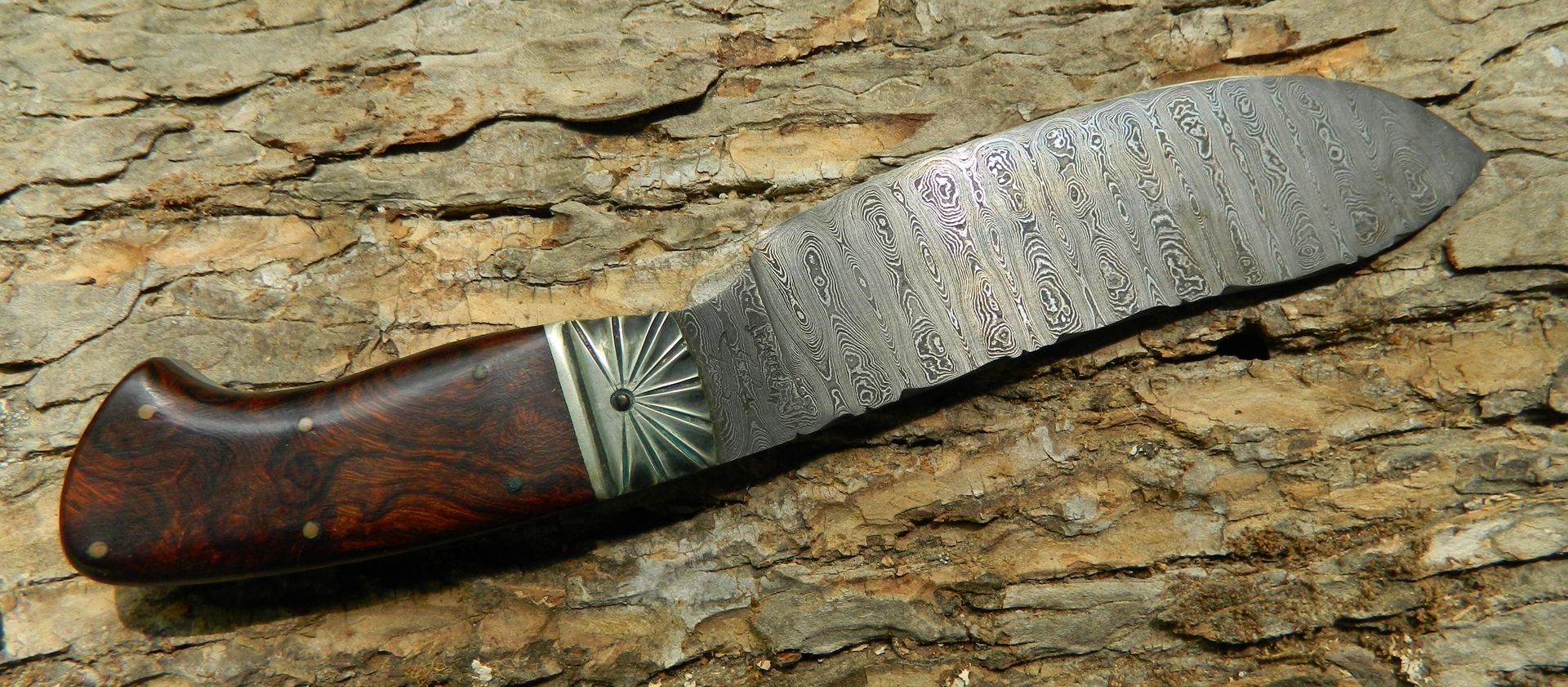 Extremely Rare Original Damascus "Alaska Skinning Knife Set" by Joe ...
