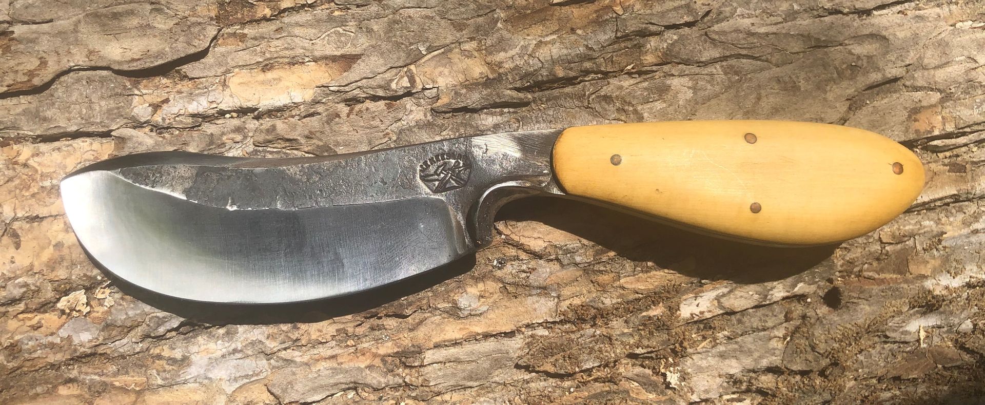 Rare original Joe Keeslar Camp Axe/Knife Set. Price: SOLD