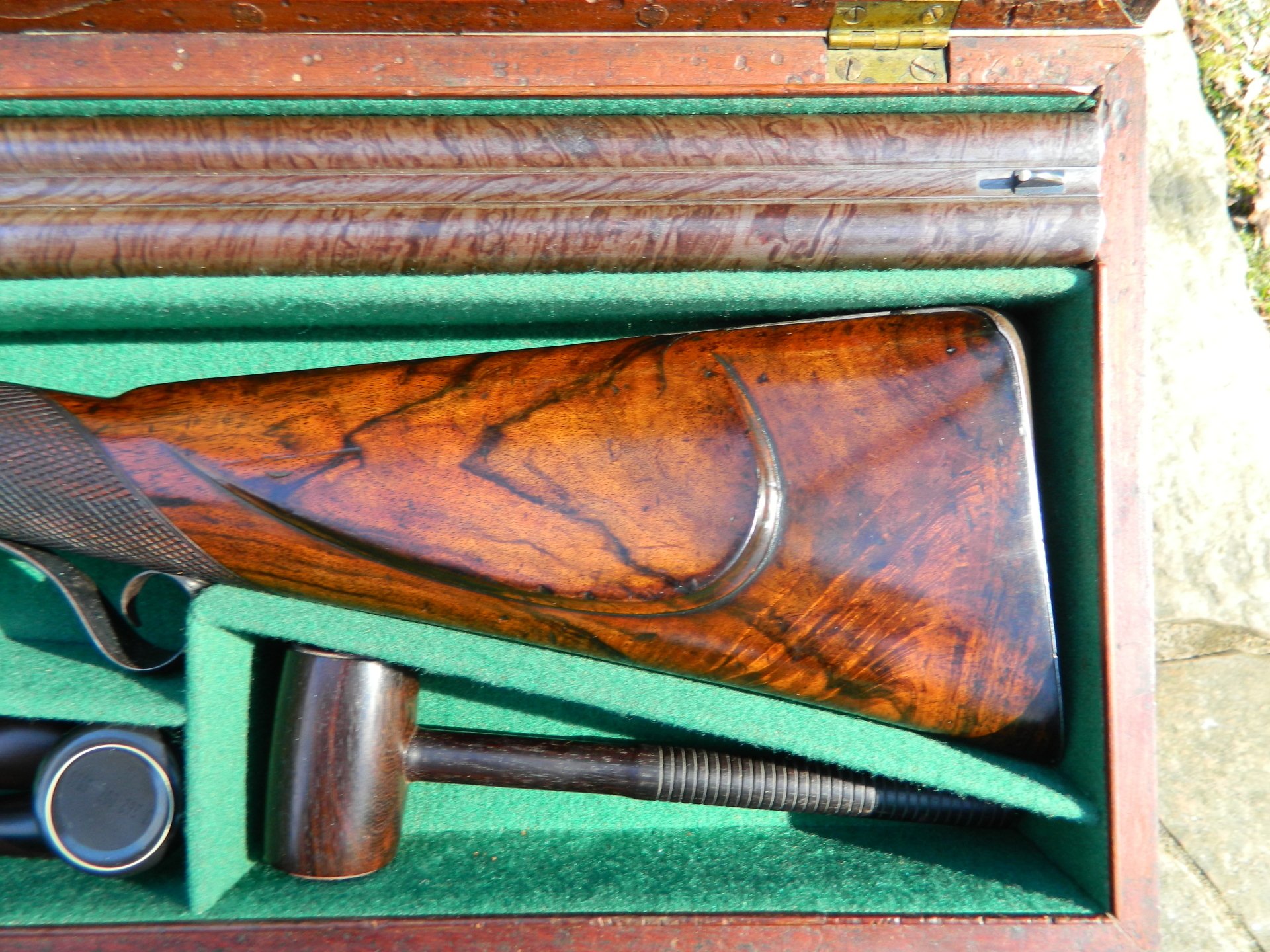 Extremely Rare Joseph Manton 16-bore Double Rifle #1514, ca. 1801. SOLD