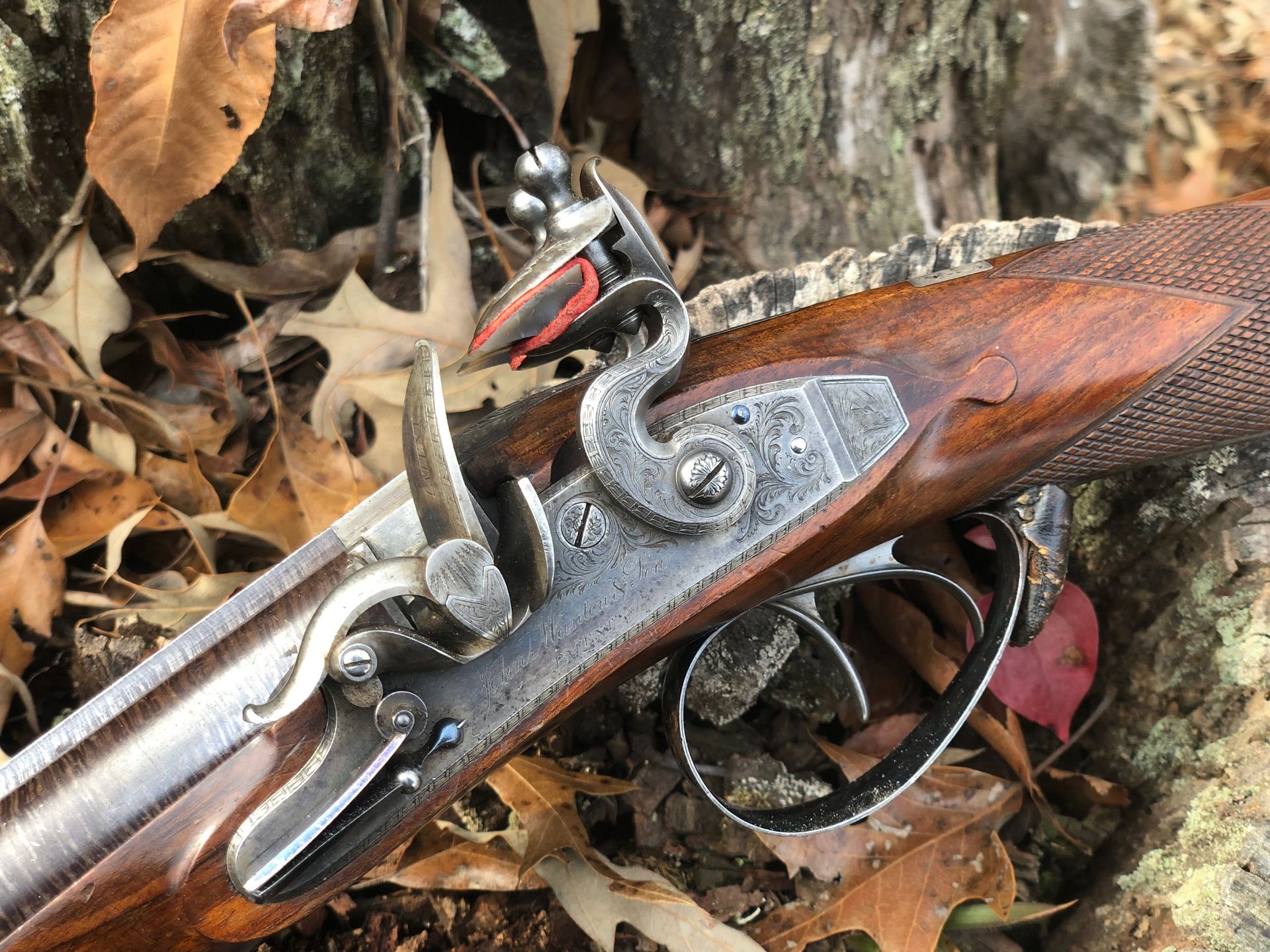 John Manton and Son, London. Fine 14-bore, double barreled, Flintlock ...