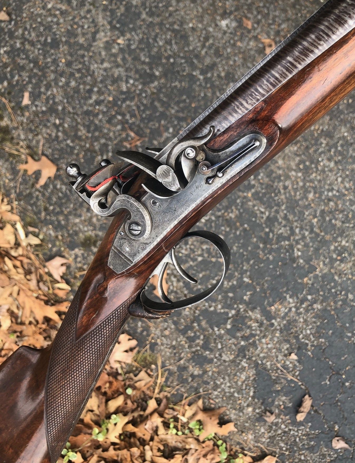 John Manton and Son, London. Fine 14-bore, double barreled, Flintlock ...