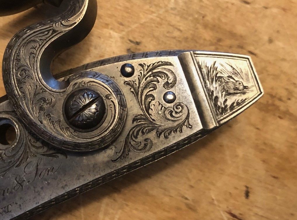 John Manton and Son, London. Fine 14-bore, double barreled, Flintlock ...