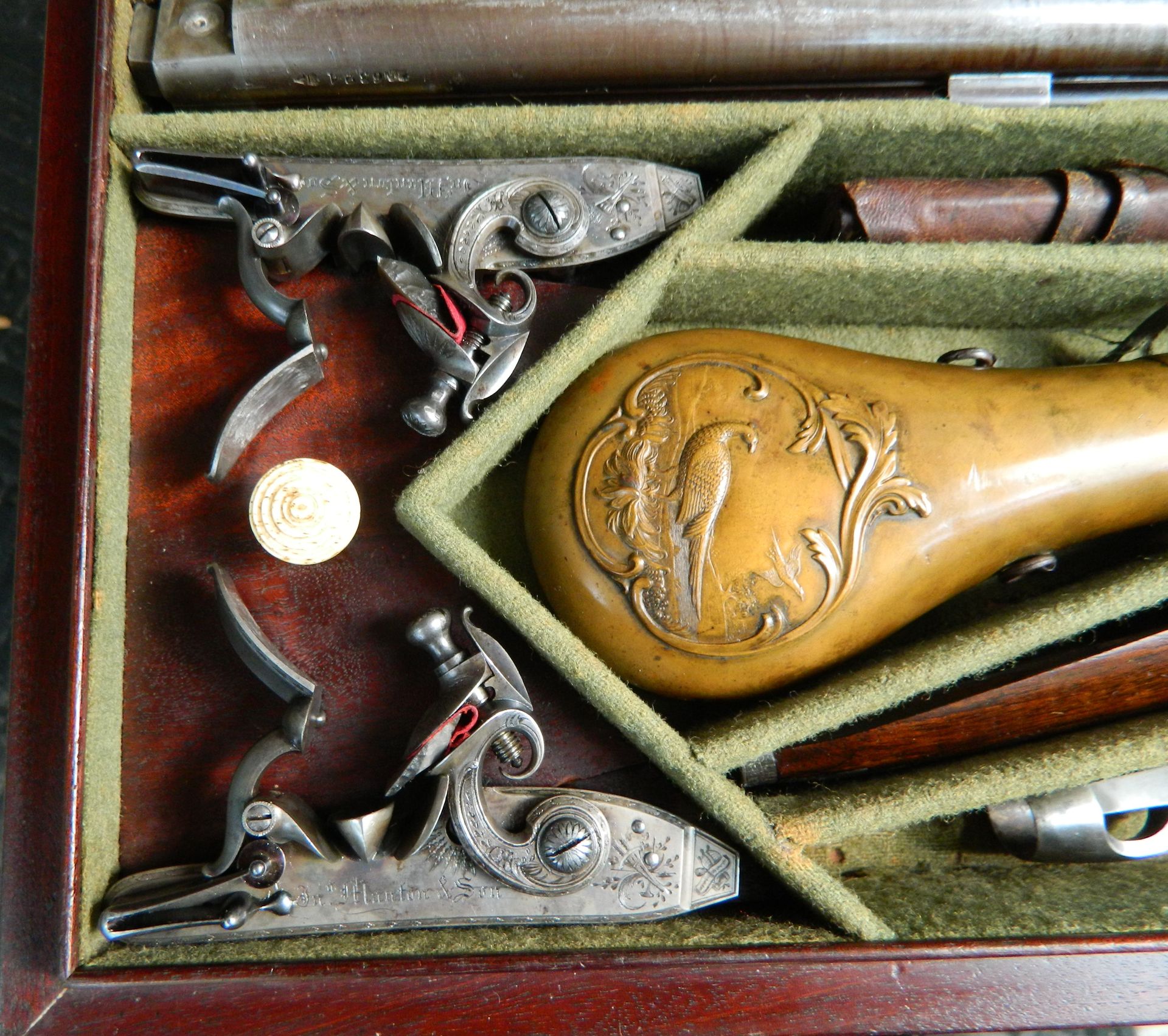 Magnificent John Manton and Son 17-bore Double barreled Flintlock ...