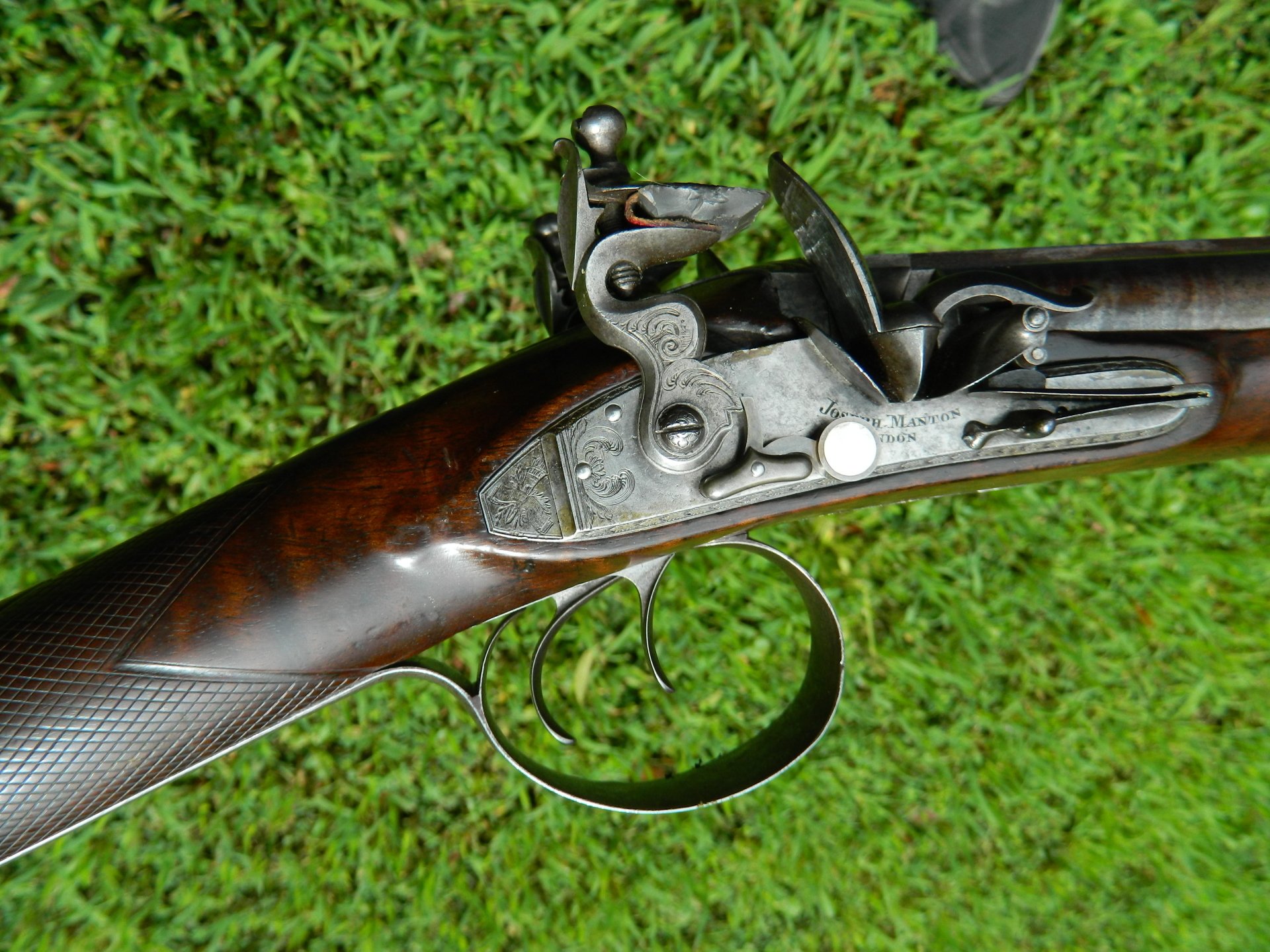 Extremely rare, likely unique, Joseph Manton 14-bore Flintlock Sporting ...
