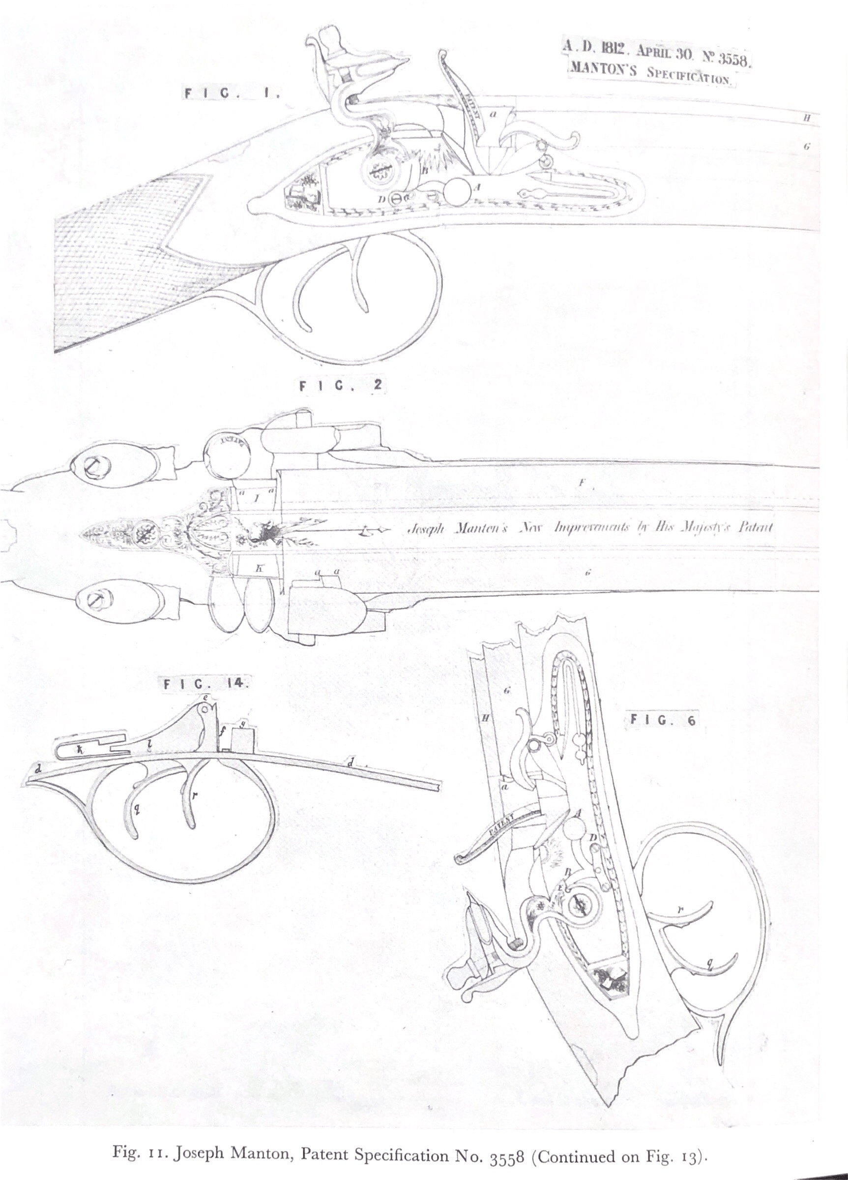 Extremely rare, likely unique, Joseph Manton 14-bore Flintlock Sporting ...