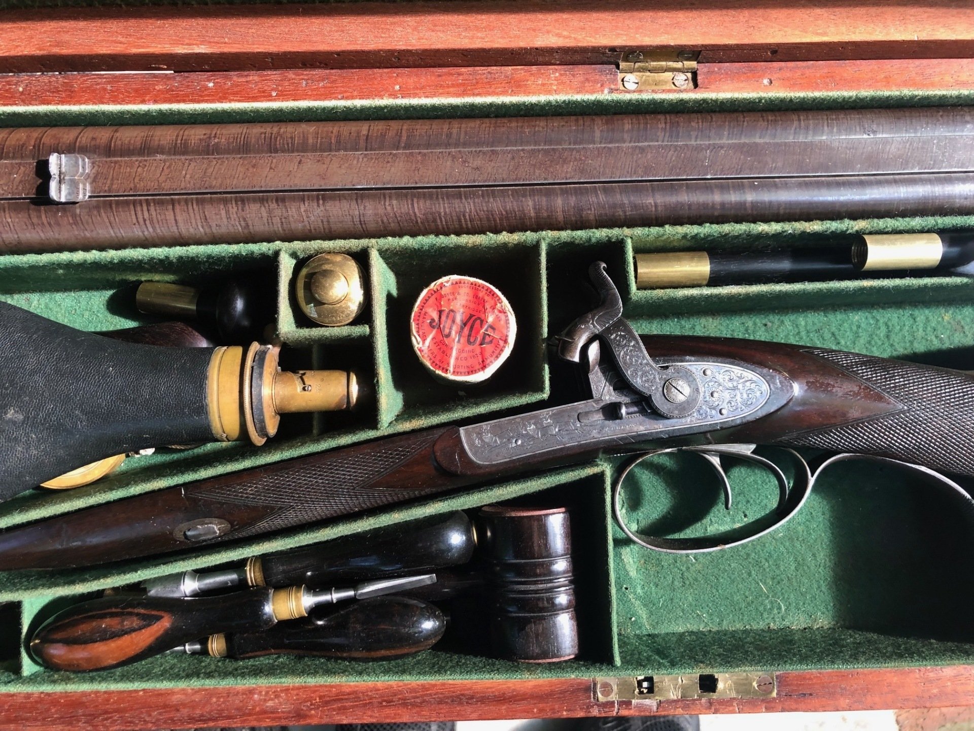 Purdey, London. Superb 16-bore percussion, double-barreled rifle #2704 ...