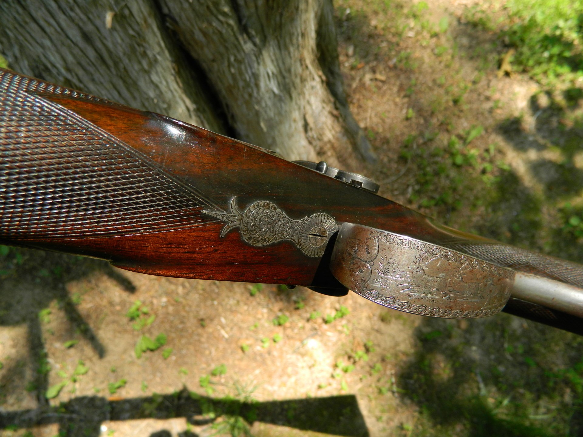 Purdey, London. Superb 16-bore percussion, double-barreled rifle #2704 ...