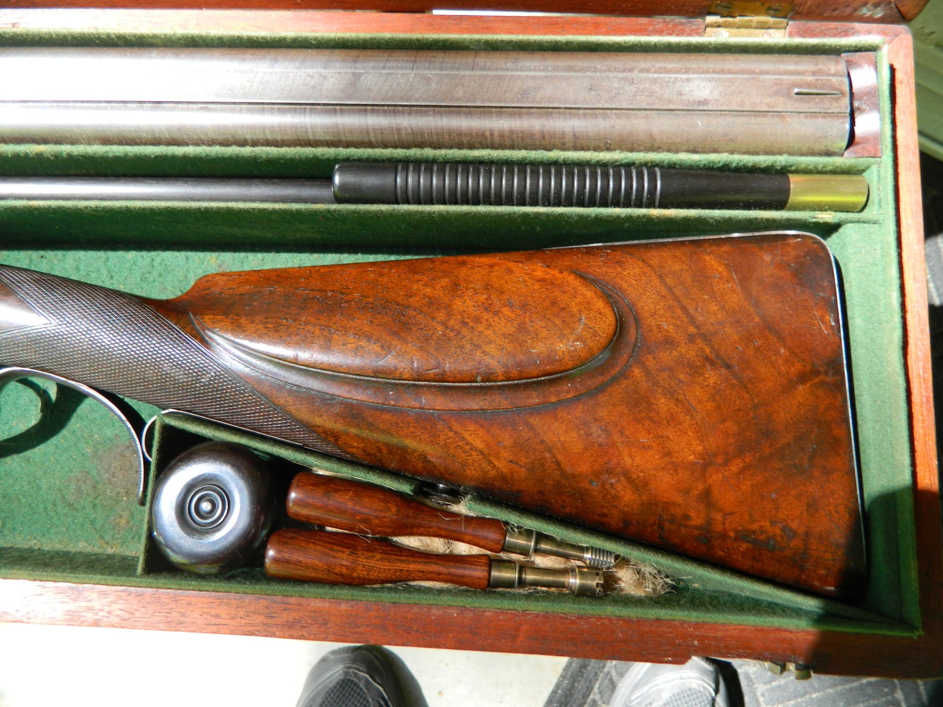 Purdey, London. Superb 16-bore percussion, double-barreled rifle #2704 ...
