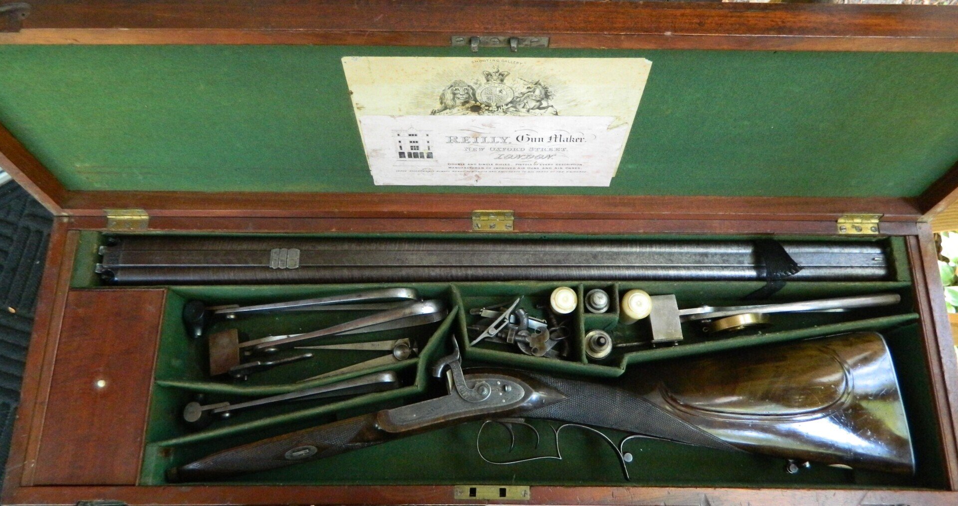 E. M. Reilly, London. Fine and Rare 16-bore, Double-Barreled, 2-groove ...