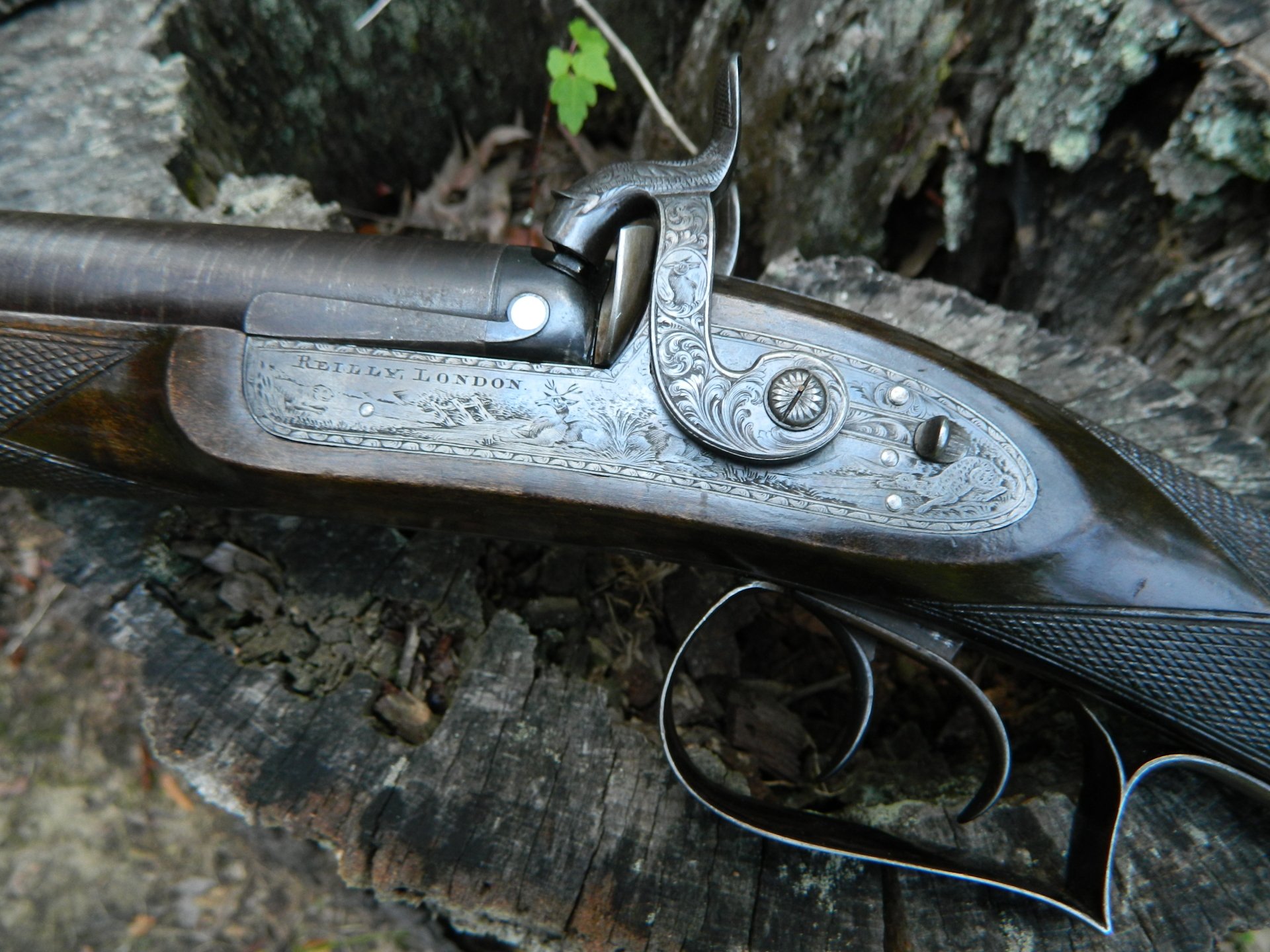 E. M. Reilly, London. Fine and Rare 16-bore, Double-Barreled, 2-groove ...