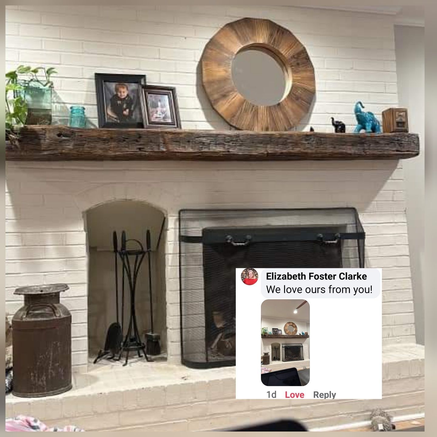 Mantle & Beams | Southern Lumber Reclaimed