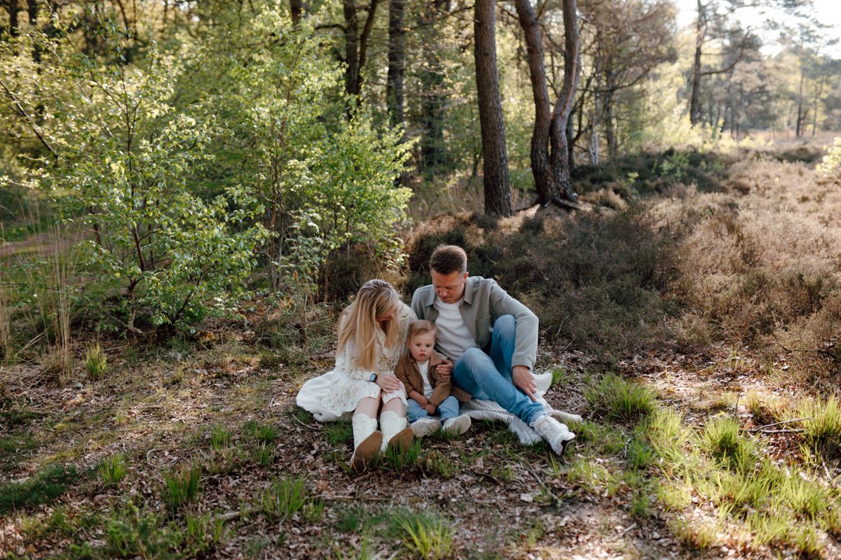 De mooiste tijd van het jaar voor een gezinsshoot in de natuur