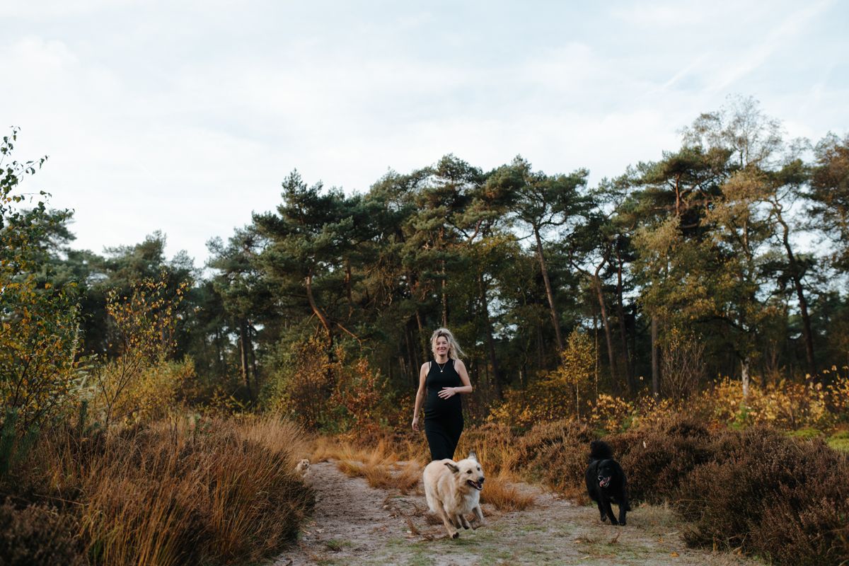 Fotoshoot met hond