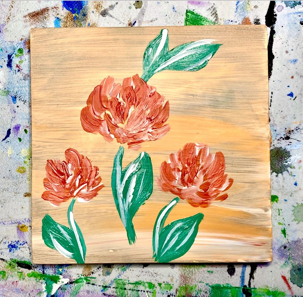 Coaster Paintings, Paint Parties, Canvas n Cup