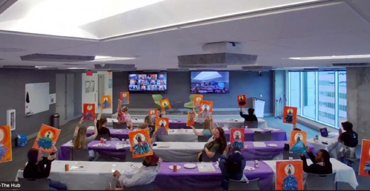 Zoom Virtual Paint Parties, Virtual Paint Night