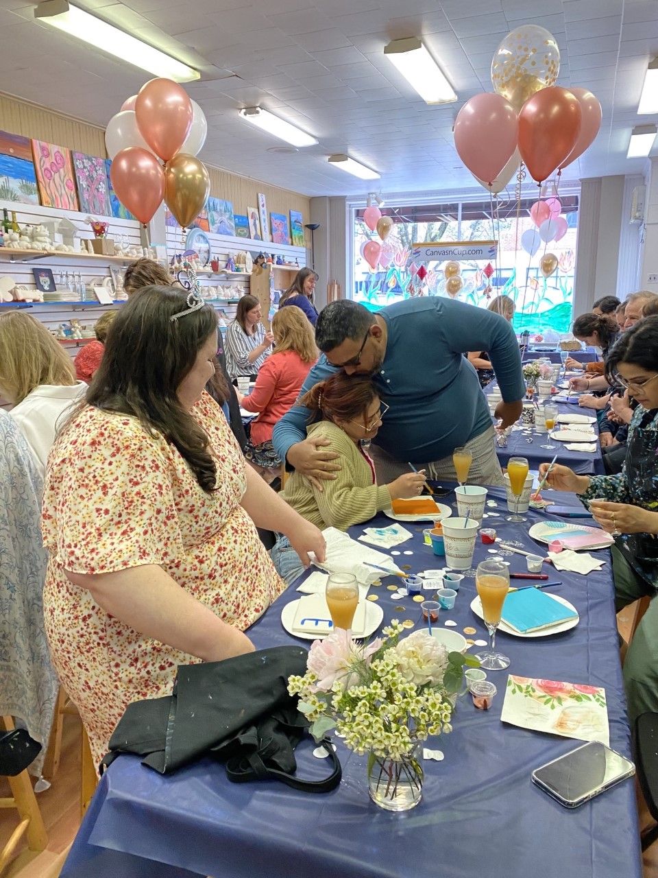 Bridal Shower Paint and Sip, In Person Painting Party, Bridal Shower