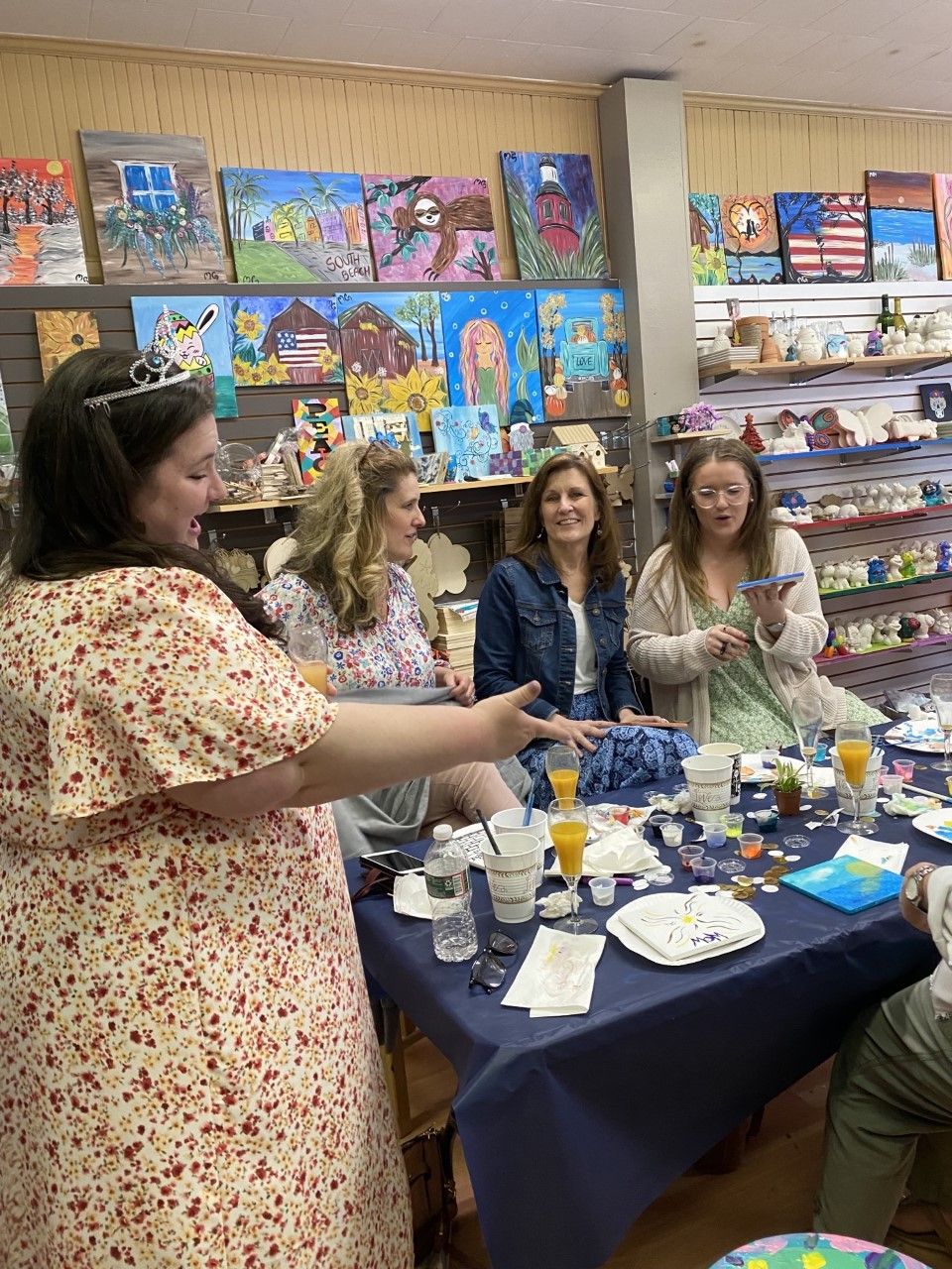 Bridal Shower Paint and Sip, In Person Painting Party, Bridal Shower