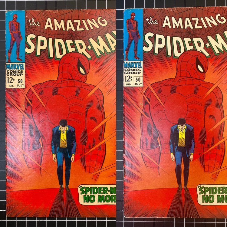 Comic Pressing , Cleaning and Restoration of Comics