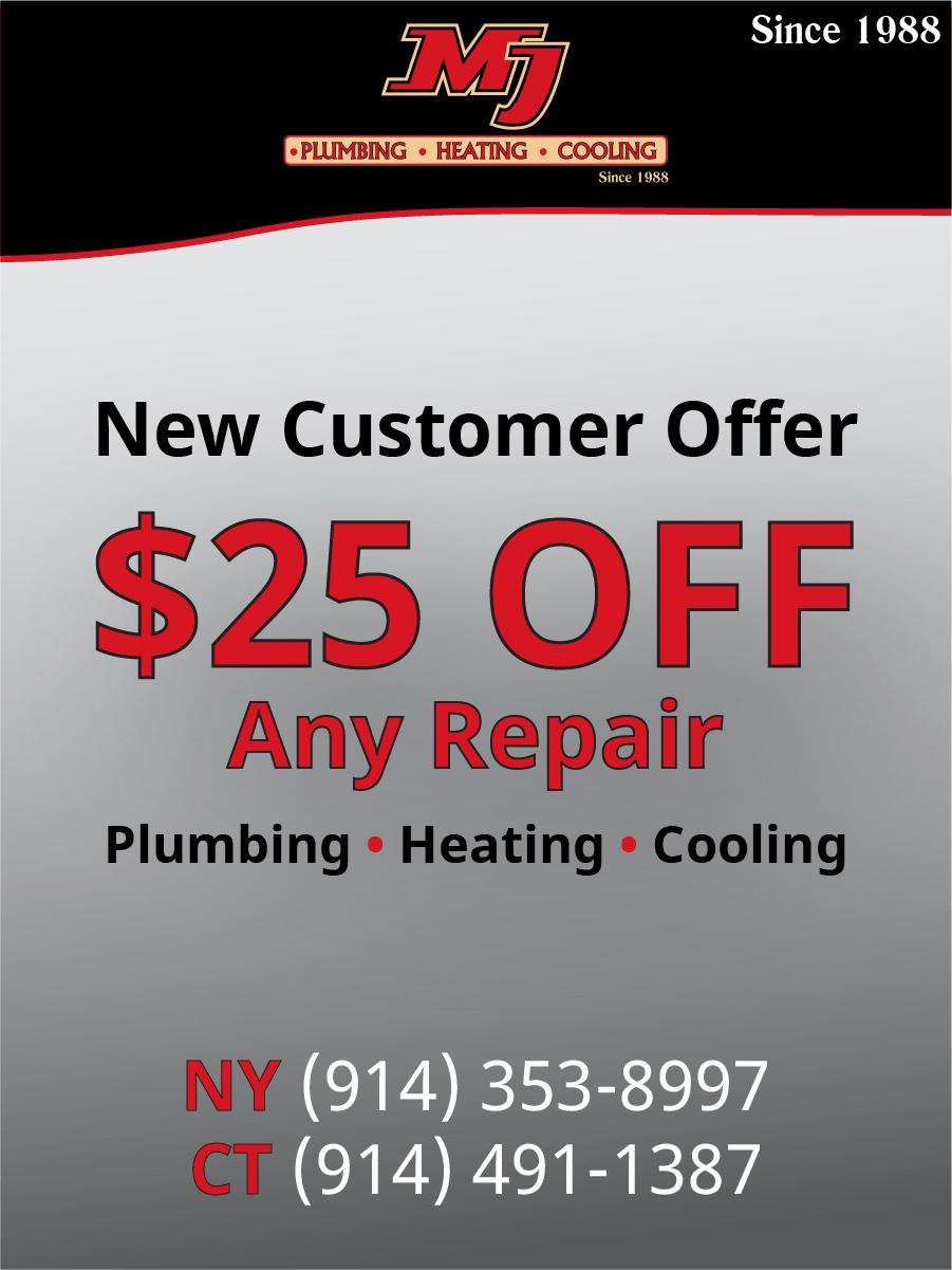 MJ Plumbing Heating & Cooling Services Pelham, NY - 24/7 Emergency Plumber