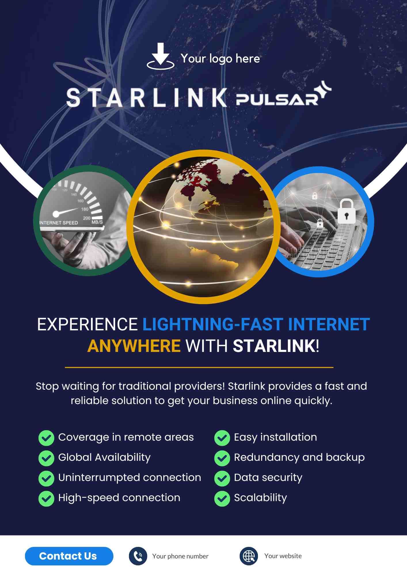 White Label Starlink / Pulsar Marketing Slicks