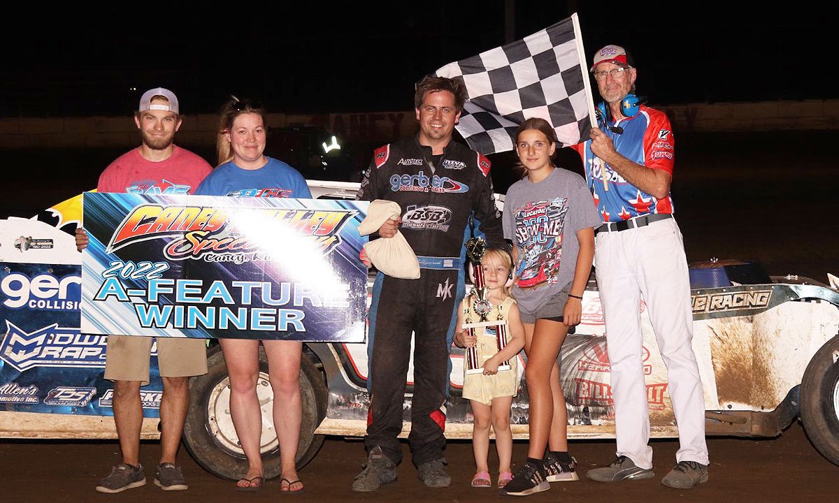 Davis digs up gold at Caney Valley Speedway