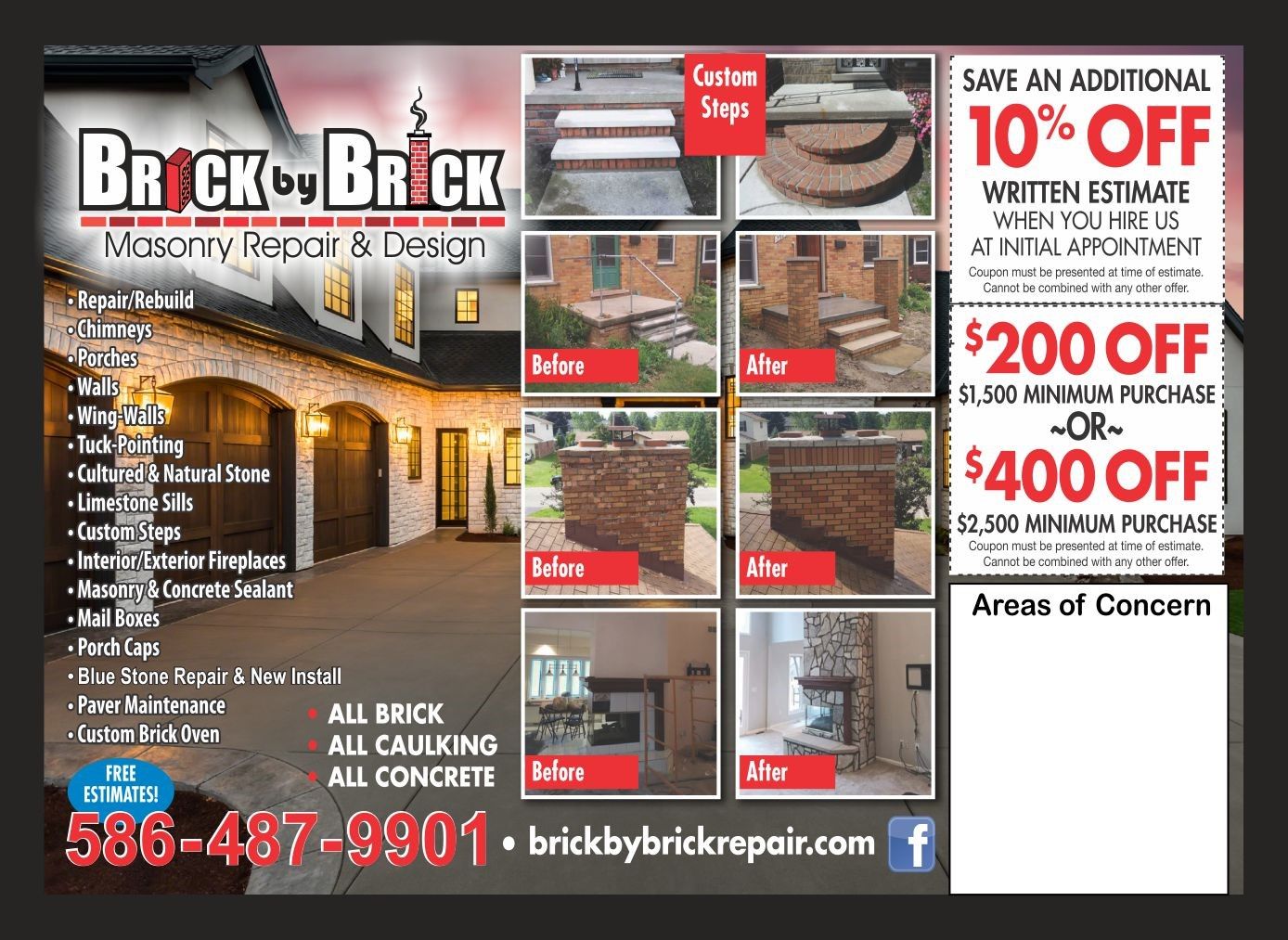 Masonry Contractor | Sterling Heights, MI | Brick by Brick