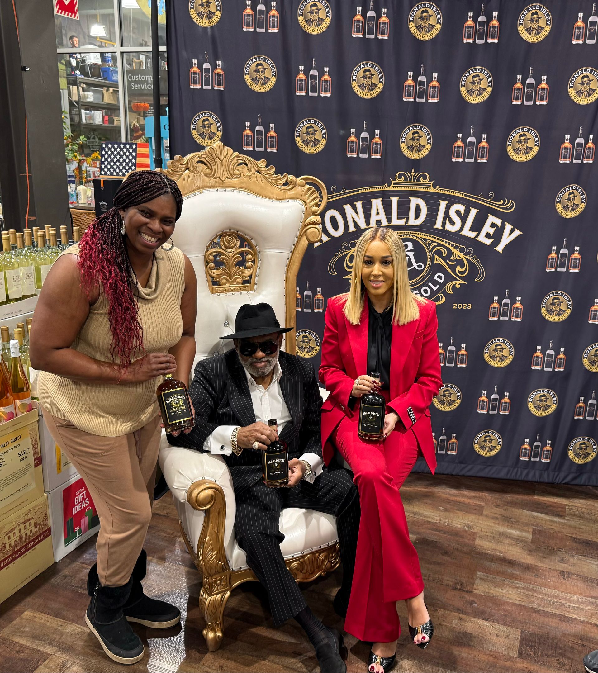 Ron Isley Brings Star Power to Long Island for Brandy Launch at Total Wines