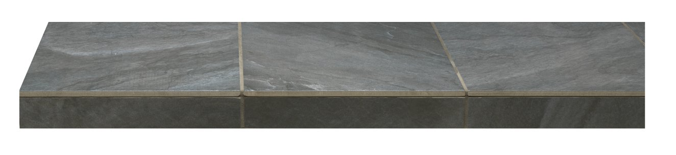 The Gallery Collection Graphite Slate Tile Hearth | Flamecraft