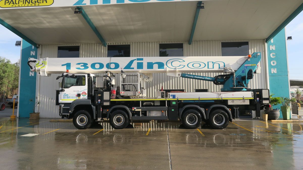 Truck-mounted access platform hire