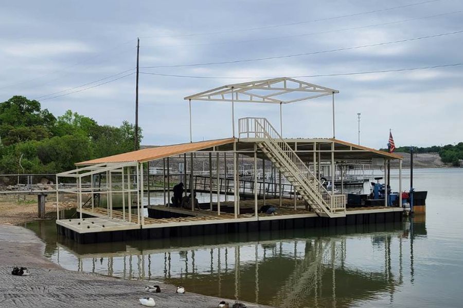 Custom Boat Docks | Lake Brownwood, TX | Kool Creations