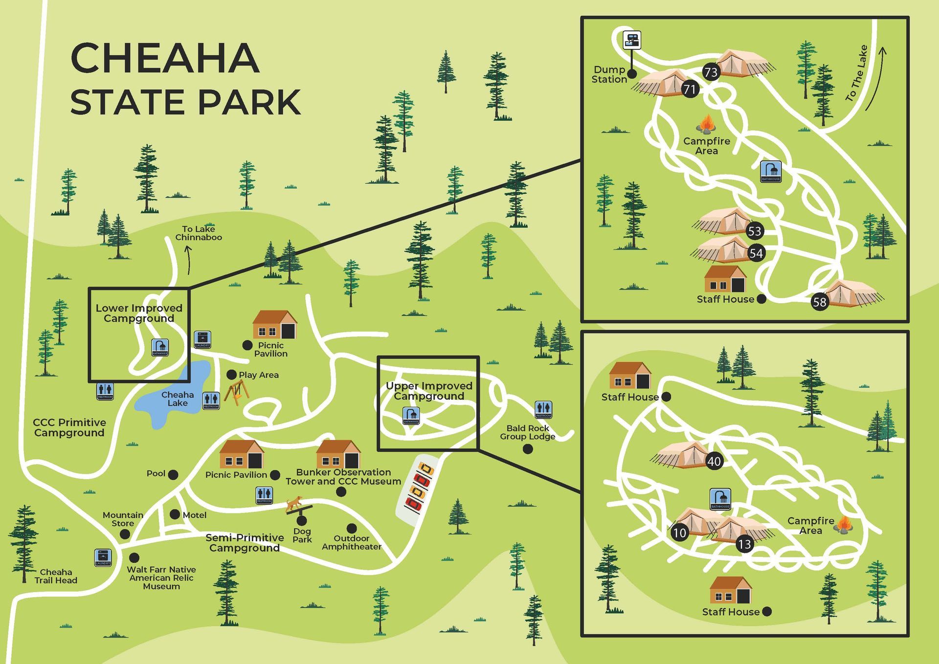 Glamping at Cheaha | Timberline Glamping | Delta, Alabama