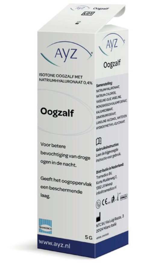 AYZ oogdruppels voor het verlichten van de klachten van droge ogen.