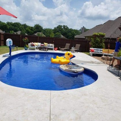 The Pecos Fiberglass Pool | Houston, TX