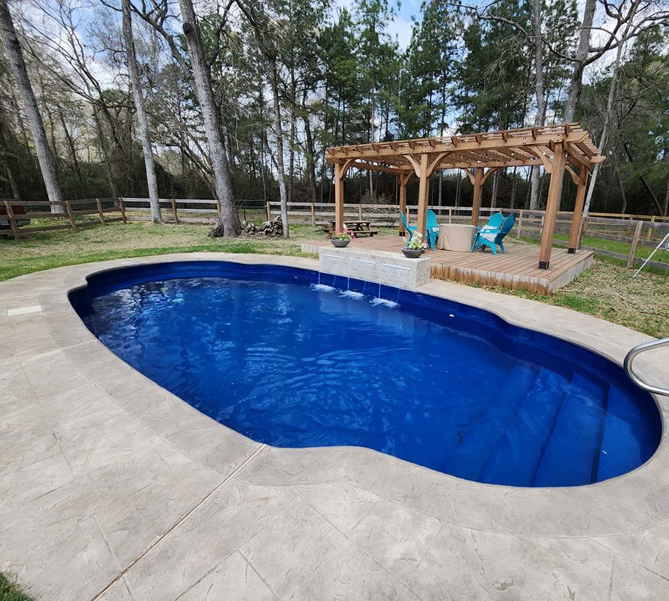 Vibrant Sapphire Pool Color Finish | Houston, TX
